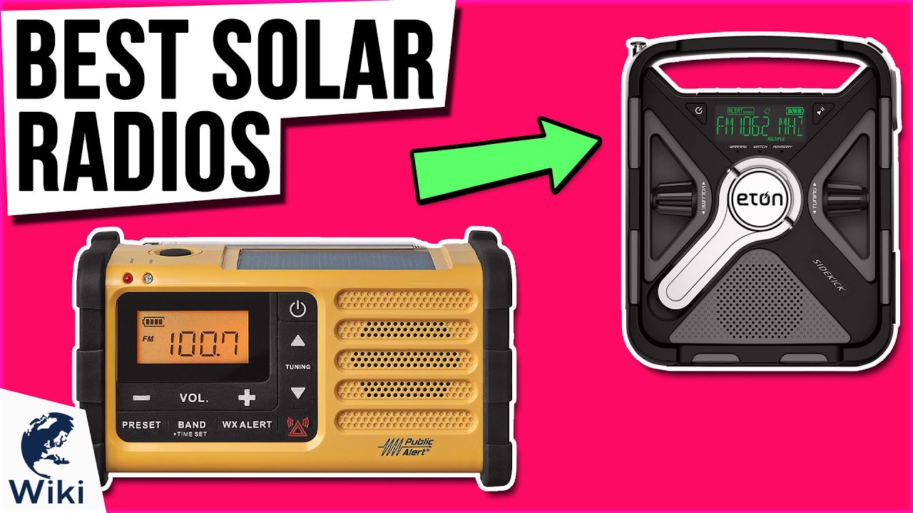 10 Best Solar Radios 2021 - YouTube