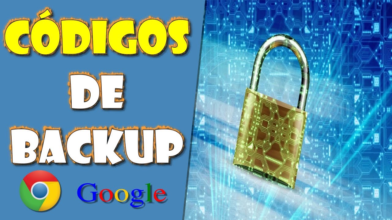 Códigos Alternativos De Backup da Conta Google - YouTube