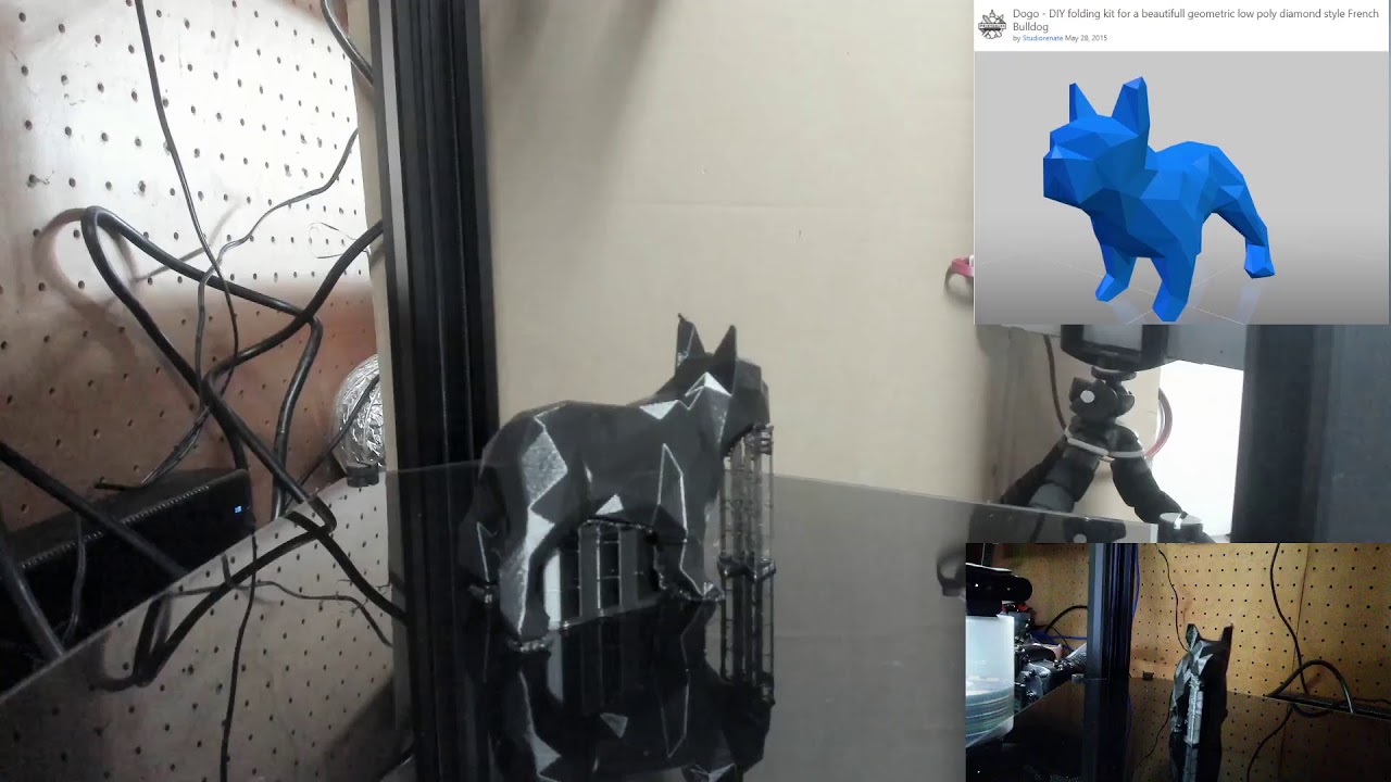 3D Printing #9: Low Poly Frenchie - YouTube