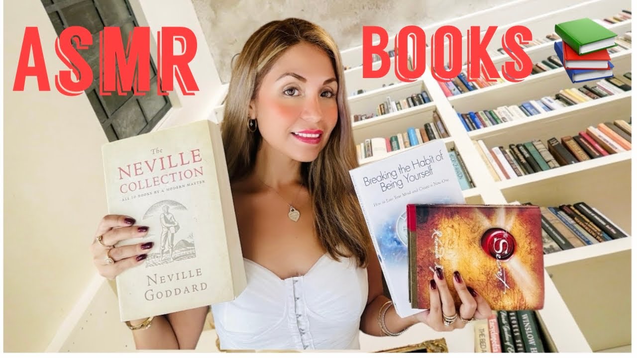 ASMR recomendando LIBROS/ Tapping en libros 📚 - YouTube