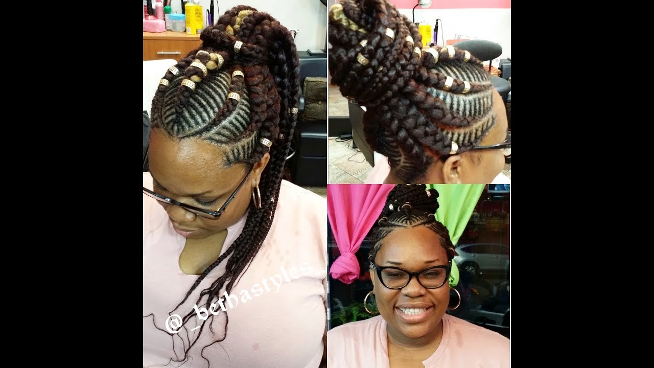 INTRICATE BRAID DESIGN// RAW UNCUT TUTORIAL! step by step on HOW TO ...