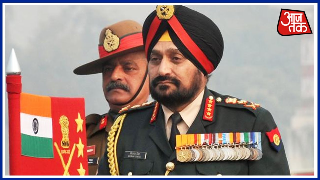 Ex-Army Chief Vikram Singh Speaks To Aajtak On The Probable Indo-Pak ...