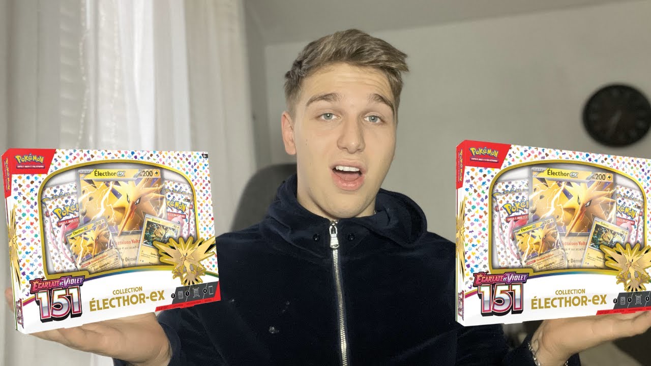 OUVERTURE POKEMON D'UN COFFRET ELECTOR EX 151 - YouTube