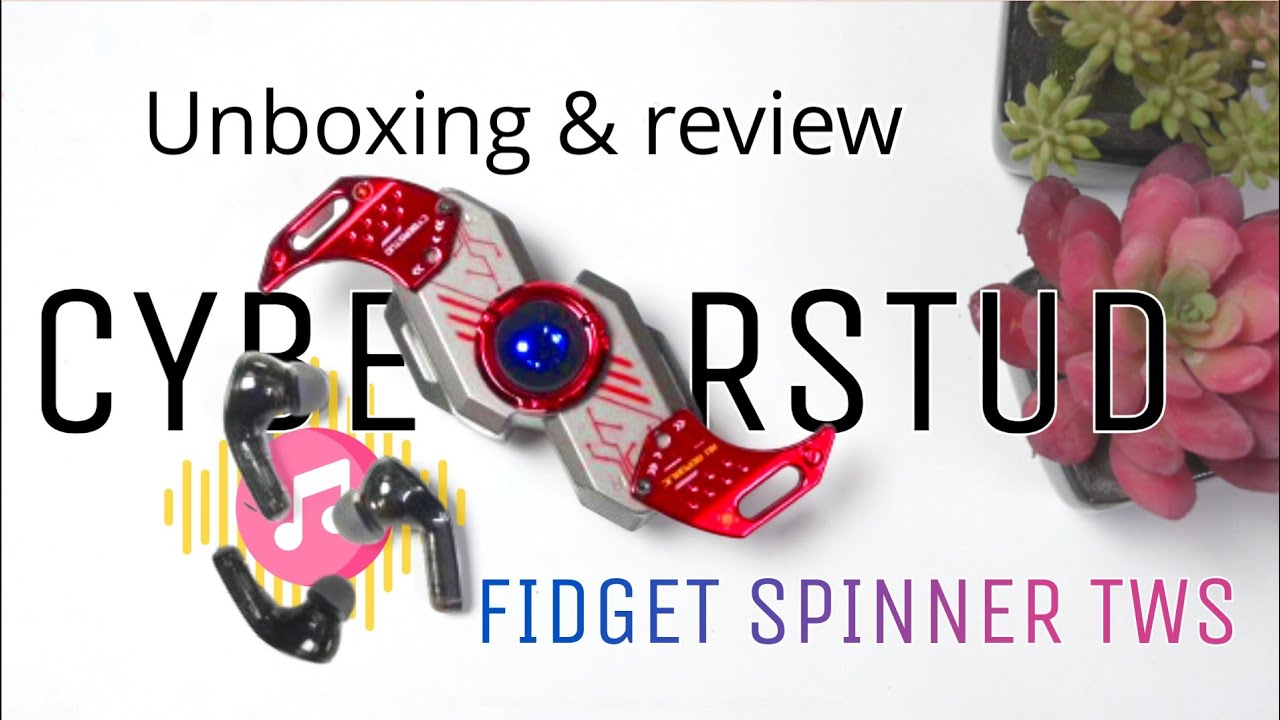Nu republic Cyberstud TWS | Fidget spinner TWS - YouTube