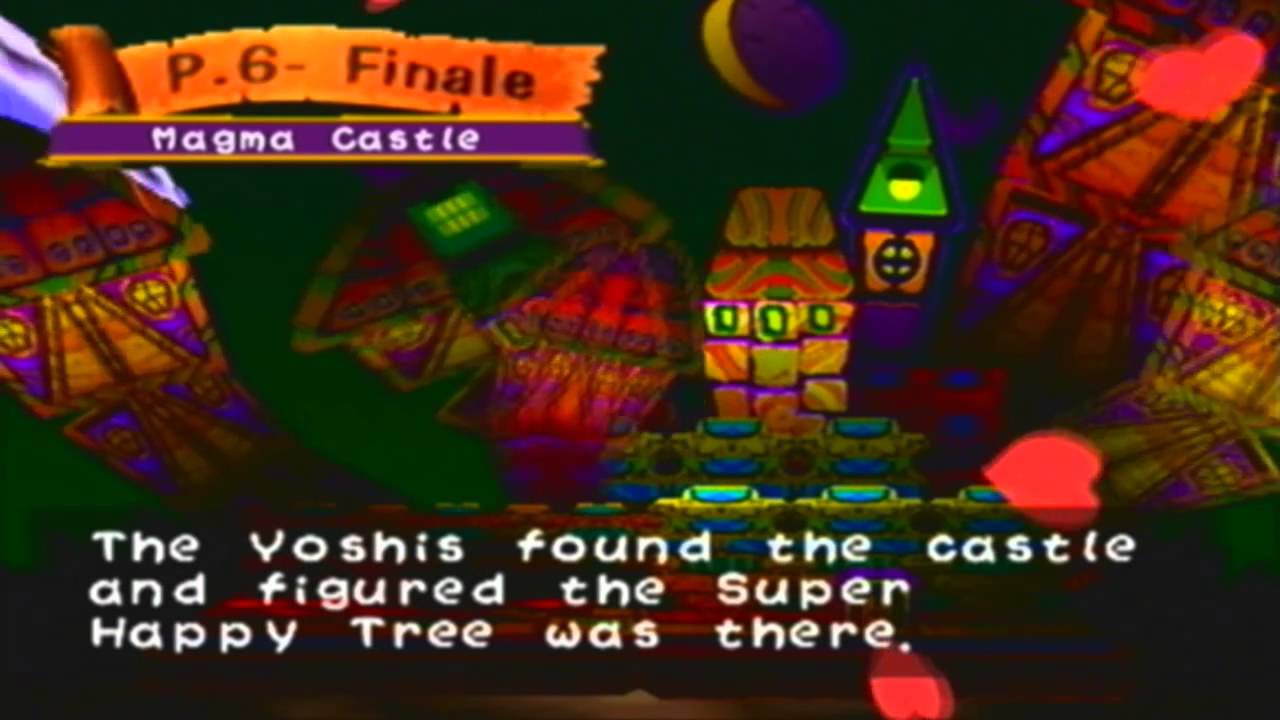 Let's Play Yoshi's Story-6-4b-Magma Castle - YouTube