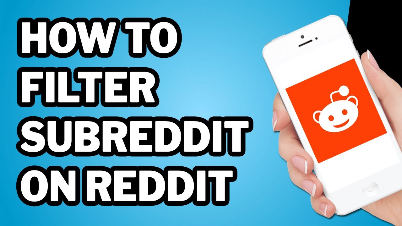 How to Filter Subreddit on Reddit - YouTube