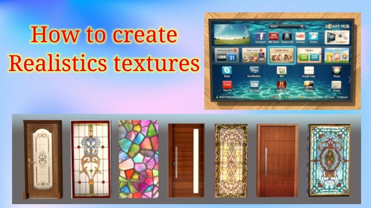Tutorials Sketchup add Texture and Material - YouTube