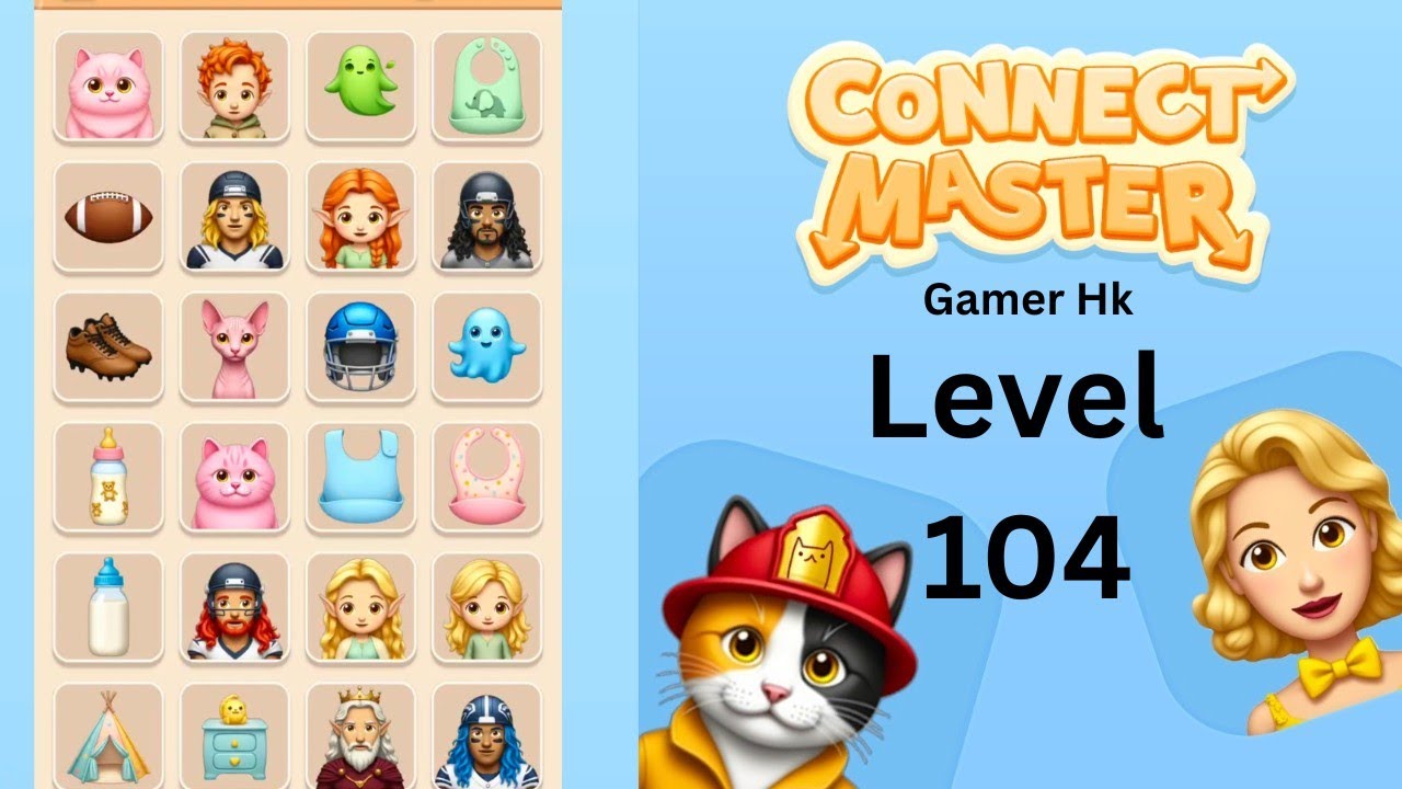 Connect Master level 104 Walkthrough Solution - YouTube