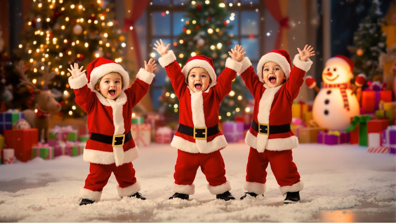 Jingle Bells Song Christmas 🎄 | Kids & Toddlers Dance, Fun Activities ...