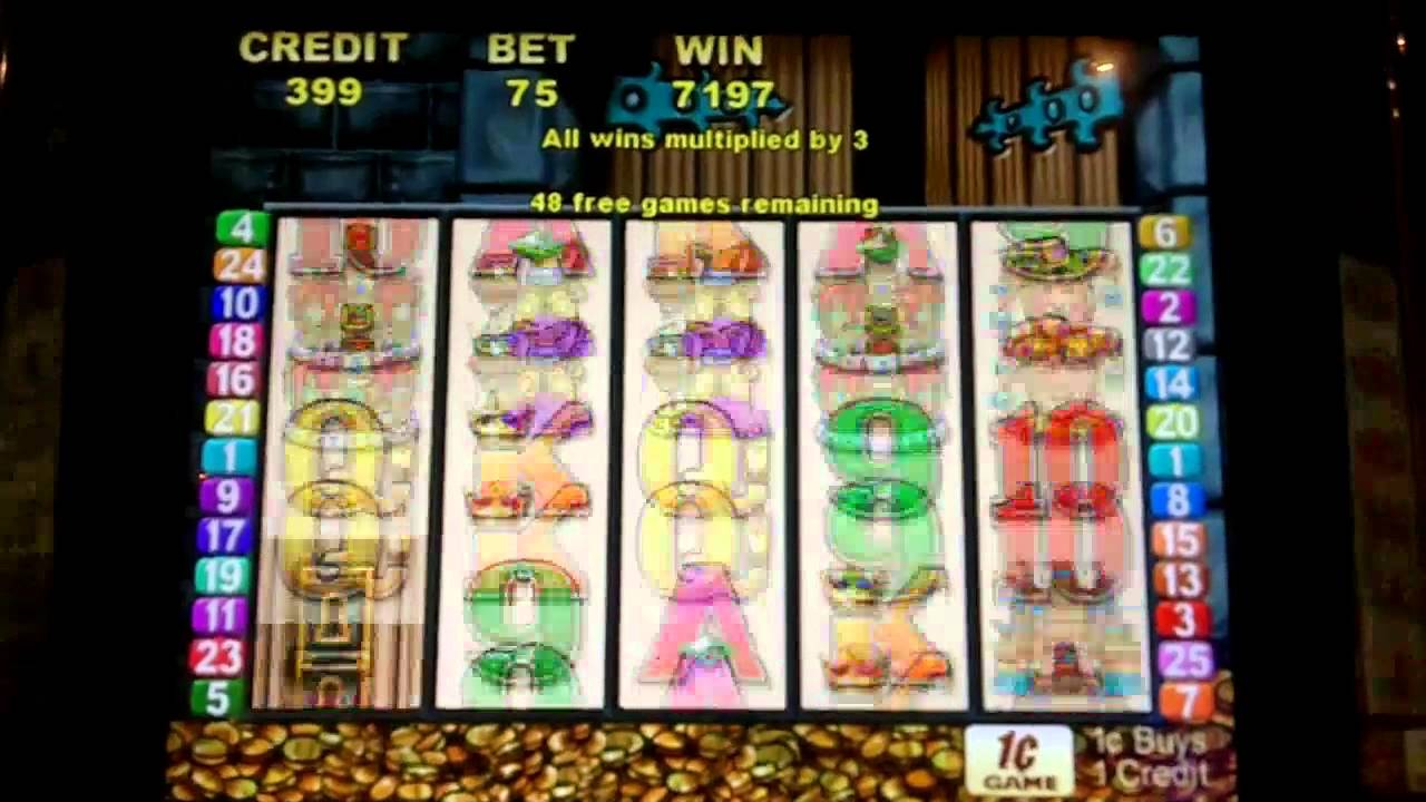Aristocrat - All the King's Gold Slot Bonus - YouTube