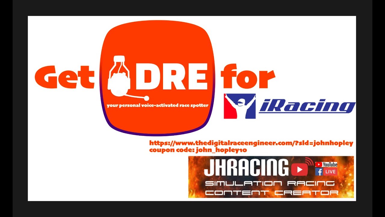 JHRacing Get the DRE spotter for iRacing - Your personal voice ...