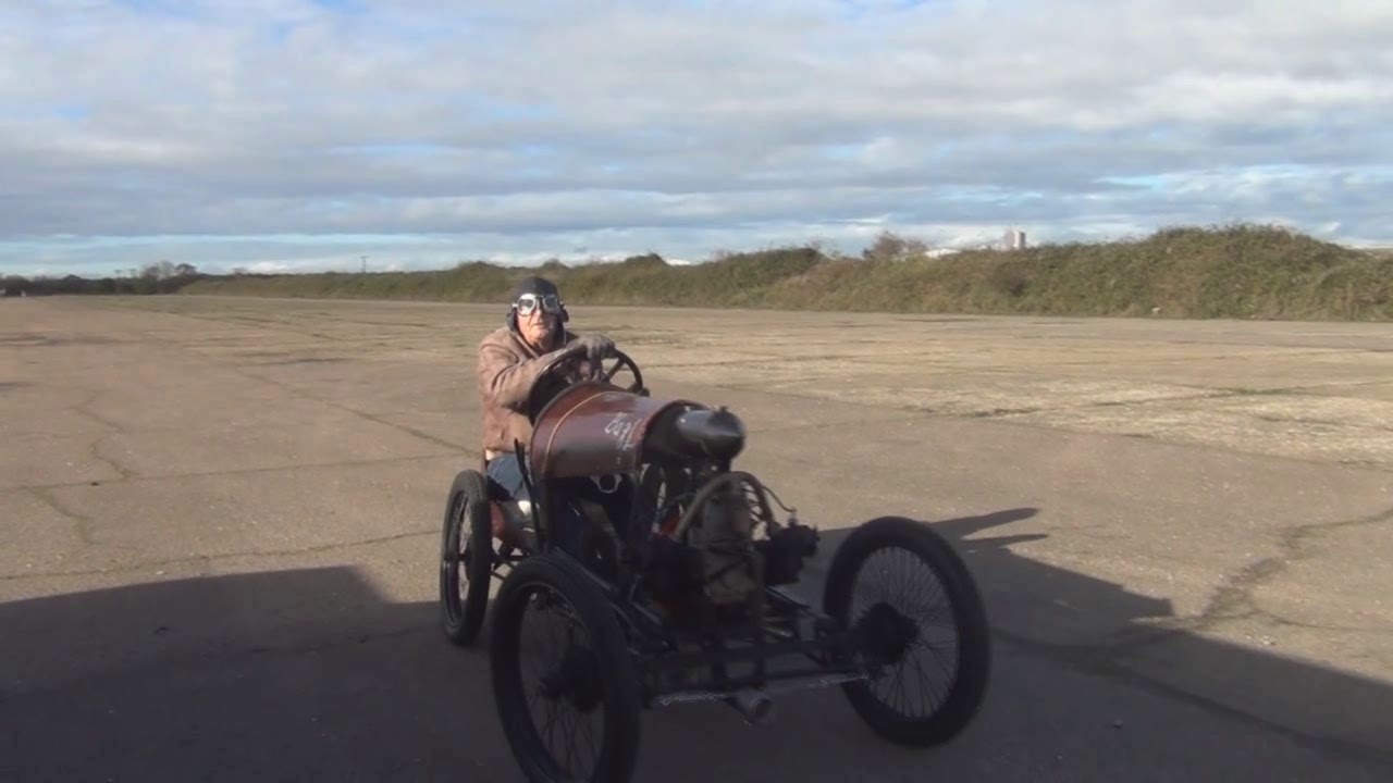 The BAZ L Cyclecar Part 2 - The First Road Test - YouTube