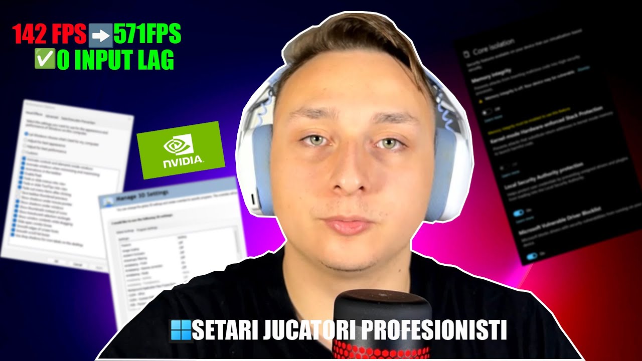 Cum Isi Optimizeaza Jucatorii Pro PC-URILE? | Setari Optimizare PC 2025 ...