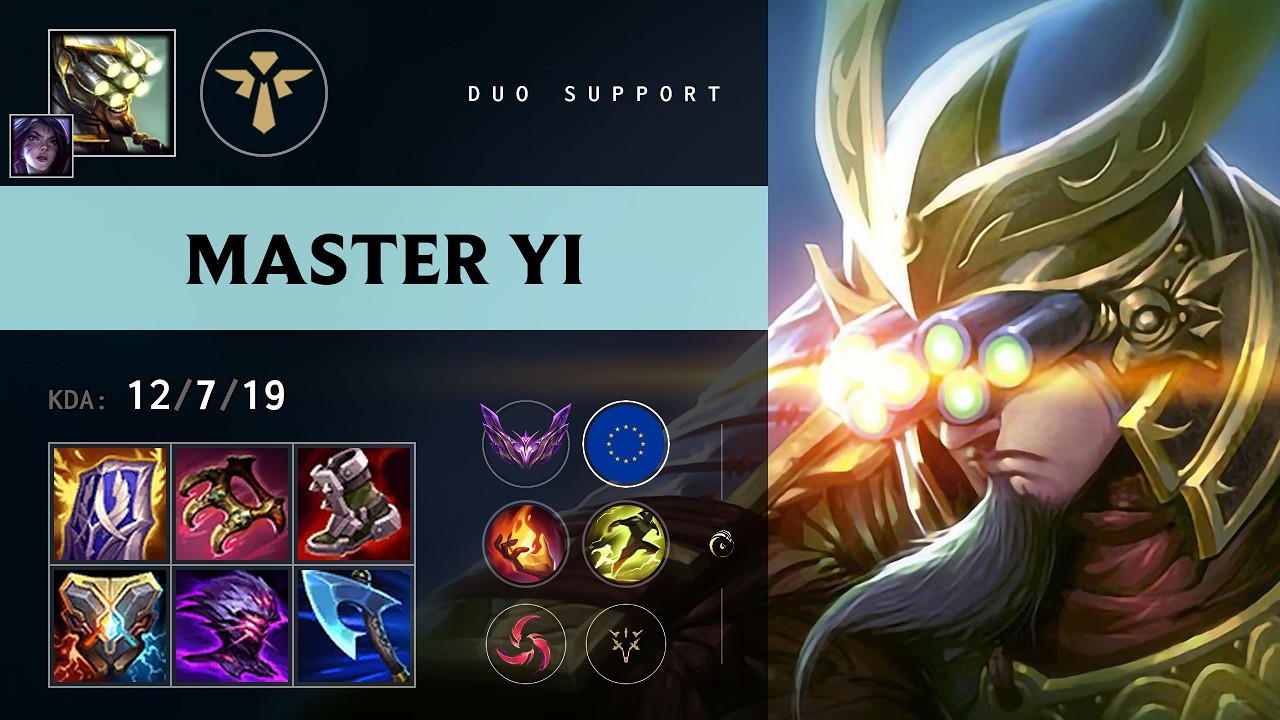 Master Yi Support vs Blitzcrank - EUW Master Patch 26.11 - YouTube