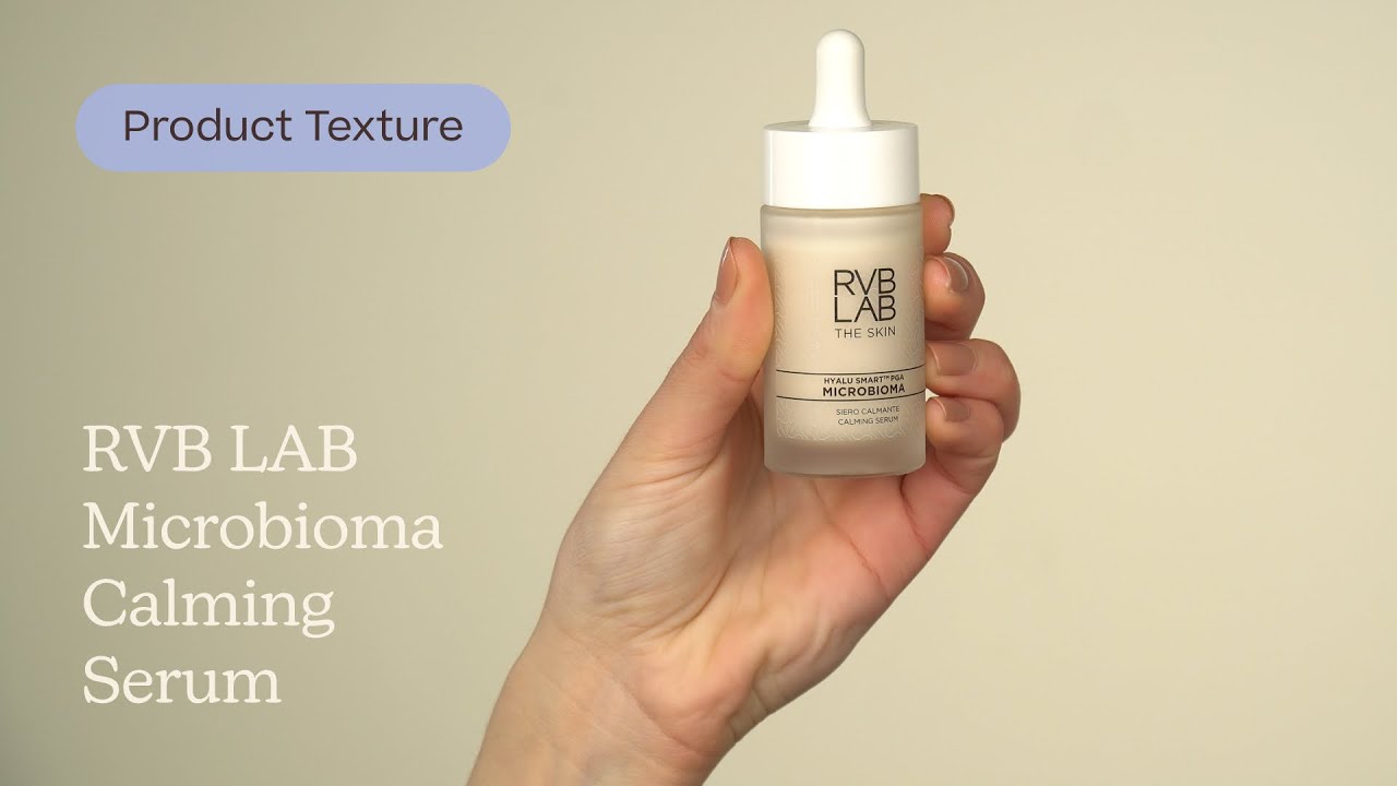 RVB LAB Microbioma Calming Serum Texture | Care to Beauty - YouTube