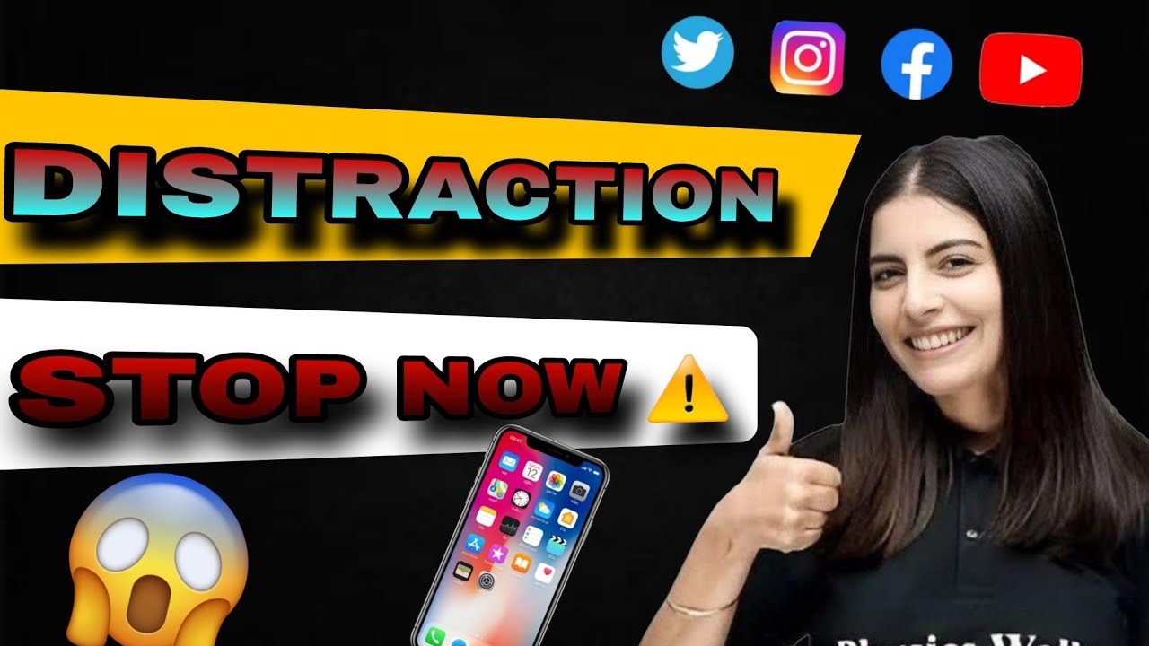 AVOID DISTRACTION #physicswallah #PW #samaptimam #motivation #distraction #alakhsir # ...