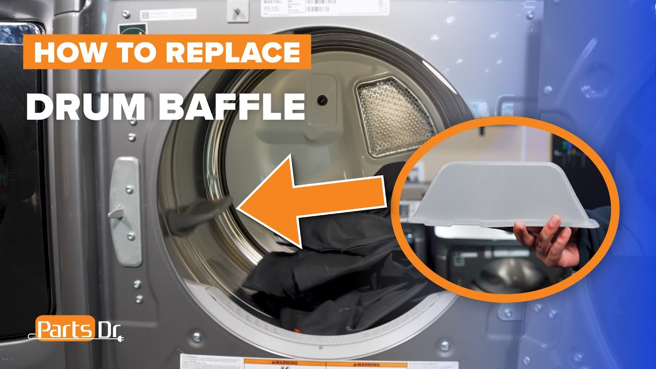How to replace the Drum Baffle on your Whirlpool Maytag Amana Dryer ...