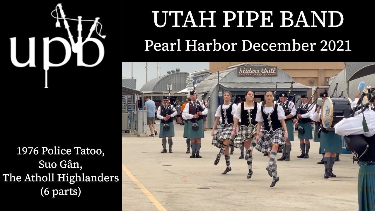 Utah Pipe Band - Pearl Harbor Performance and Highland Dancing - YouTube