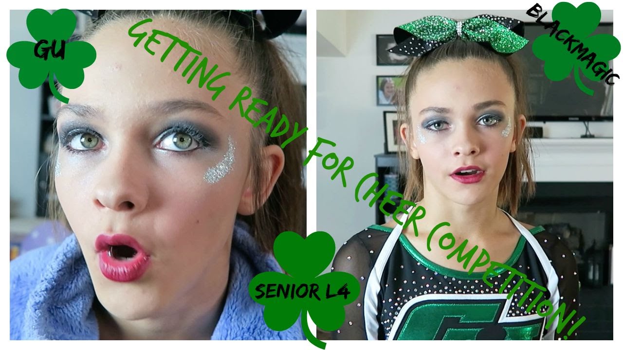 GETTING READY FOR CHEER COMPETITION! - YouTube