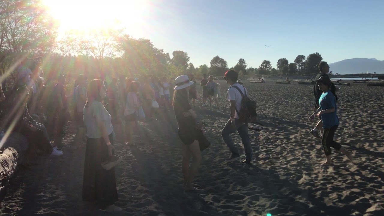 2017 奔跑吧 "VanPeople” Jericho Beach撕名牌 part 12 - YouTube