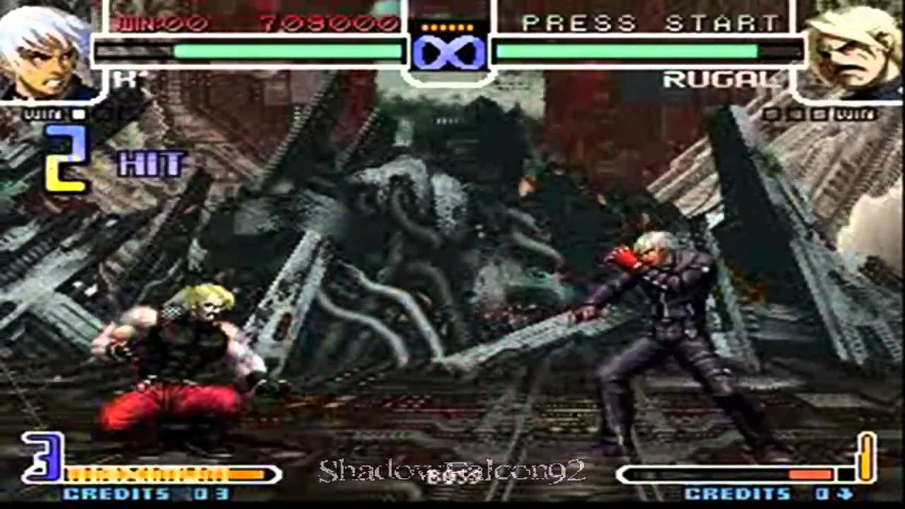 KOF 2002: K' Dash vs Rugal - YouTube
