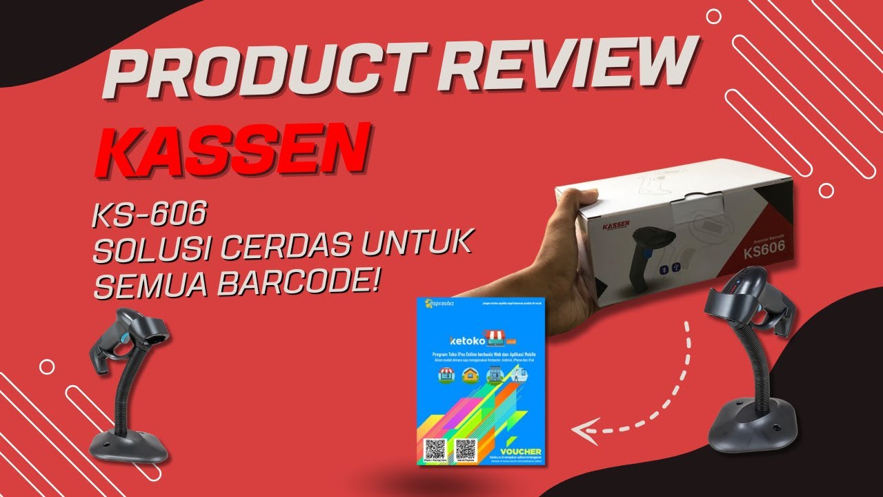 Review Kassen KS-606 || Scanner Barcode Wireless Terbaik 2025?! - YouTube