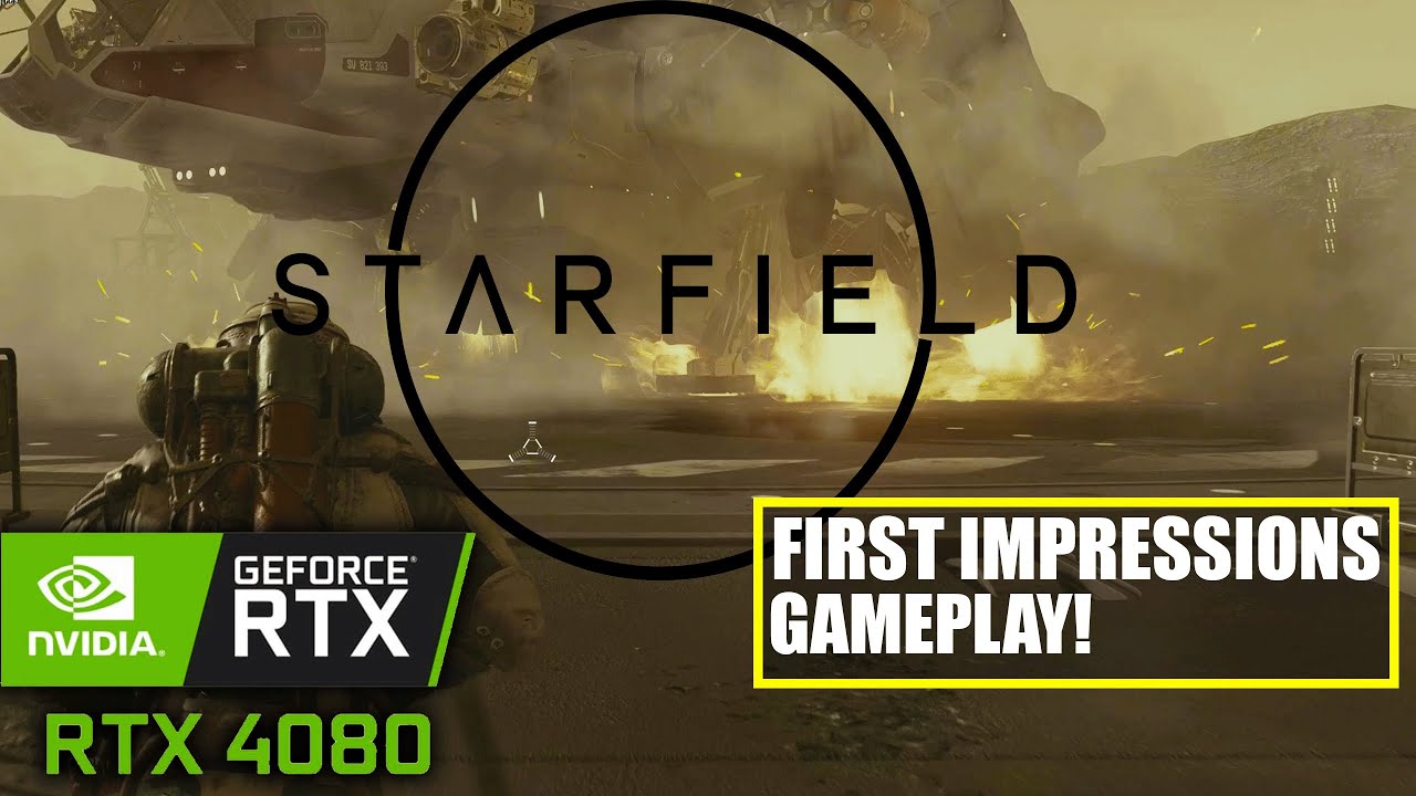 Starfield First Impressions, Gameplay, and Graphics on RTX 4080! - YouTube