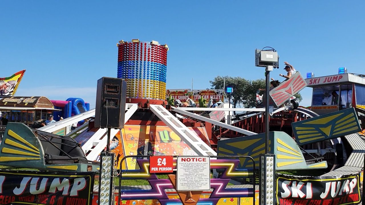 Ski Jump Coaster - Off Ride Poole Harbour Festival Funfair 28th July ...