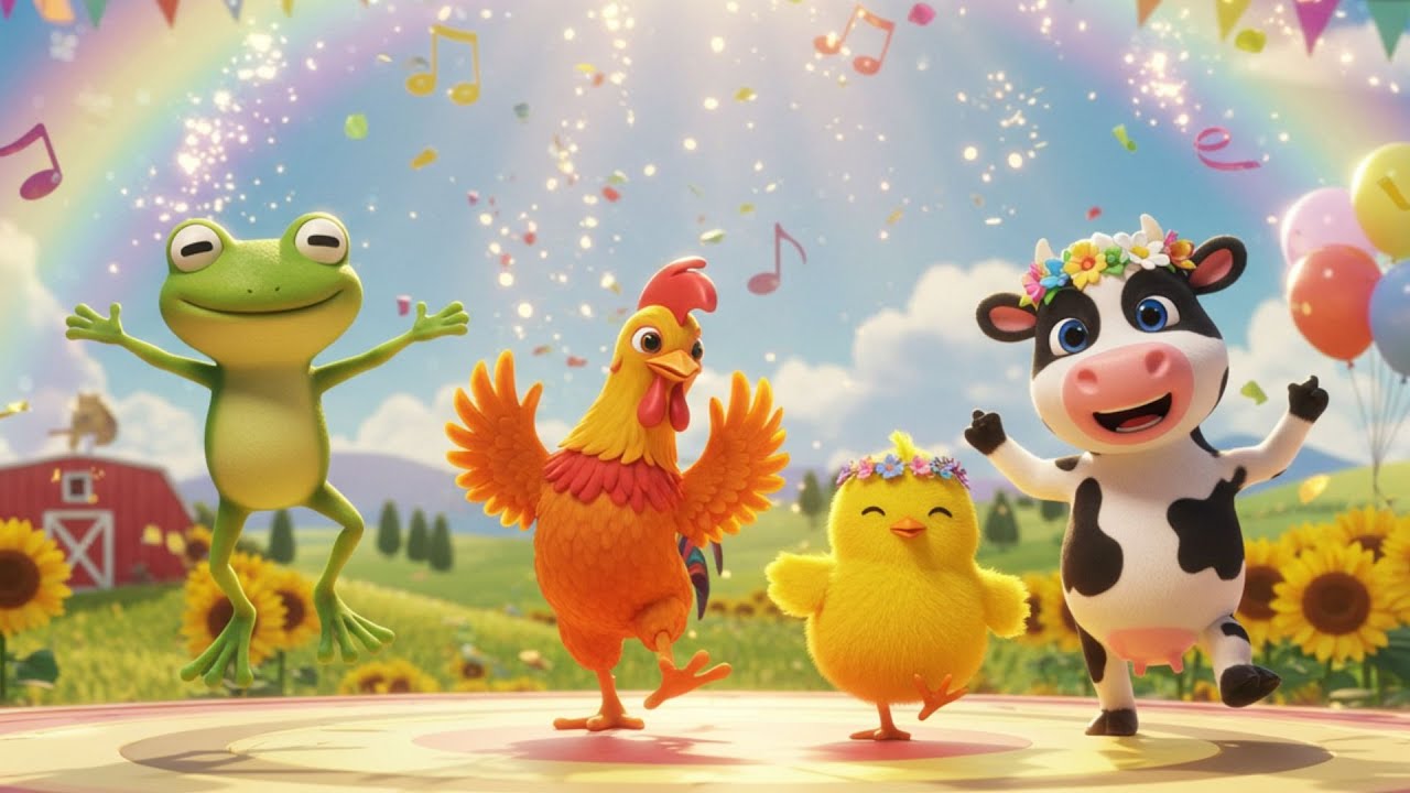 Dance with Lunita, Piqui, Timo & Milu! | Animal Friends Song for Kids ...