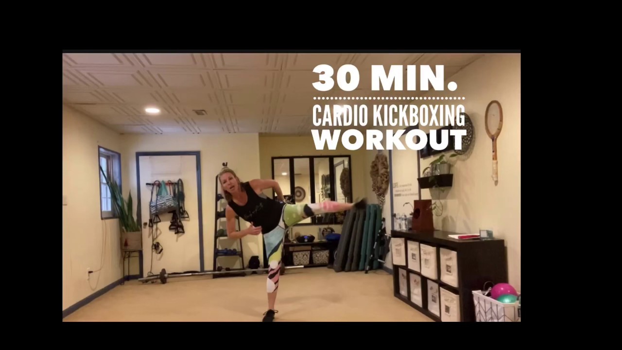 30 minute Cardio Kickboxing Workout - YouTube