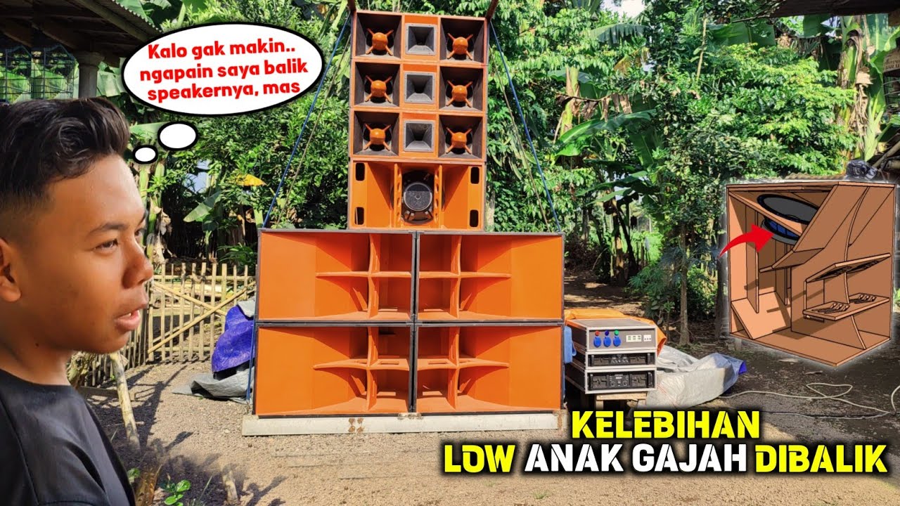 ILMU BARU !! Low Anak Gajah Brewog Speaker Dibalik, Ternyata ini ...