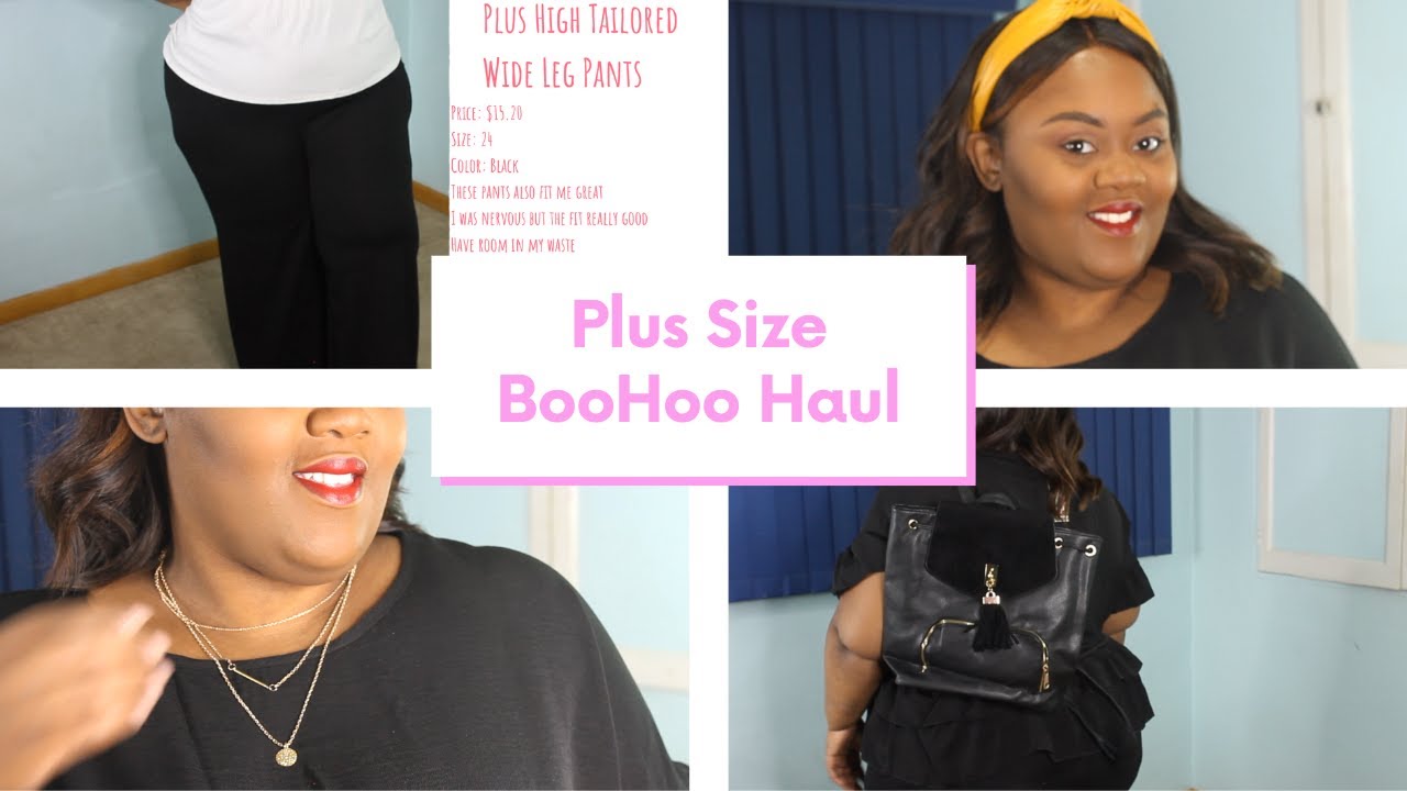 BooHoo Try on Haul-Does it fit Plus Size - YouTube