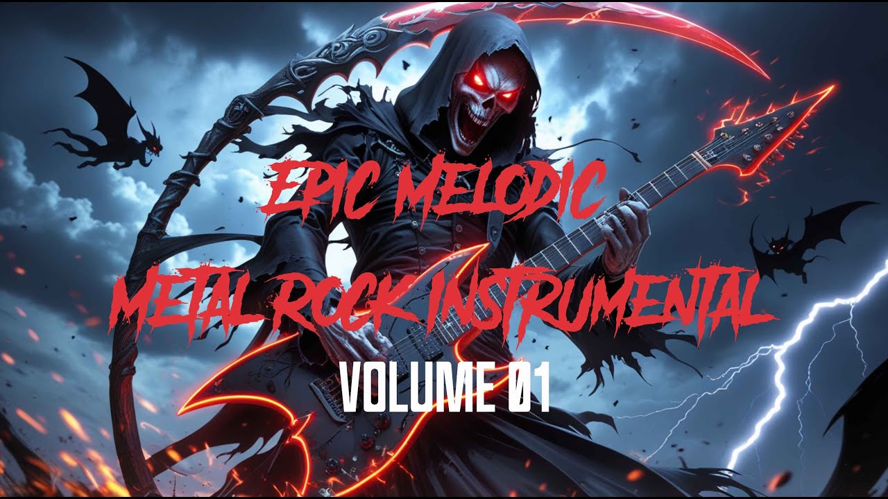 Epic melodic metal rock instrumental VOLUME 01 -No Vocal- - YouTube