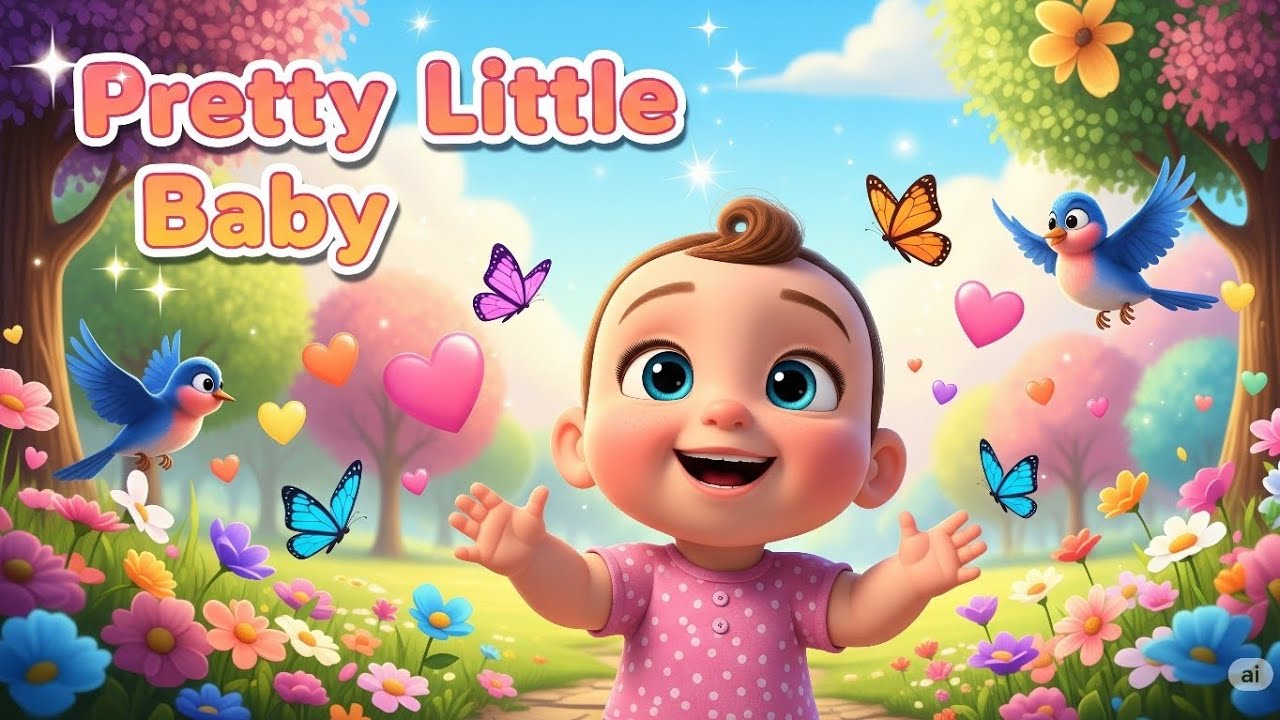 🎶 Pretty Little Baby Song | Kids Sing-Along | Nursery Rhyme for ...
