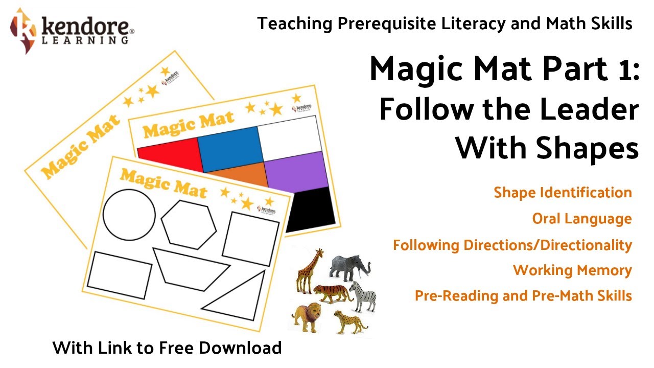 Magic Mat Part 1: Follow the Leader with Shapes - YouTube