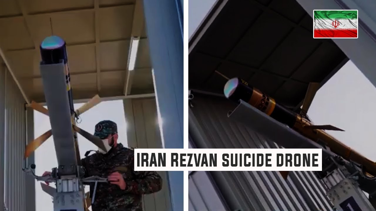 IRAN IRGC Ground Force unveils Rezvan suicide drone with 20 km range ...