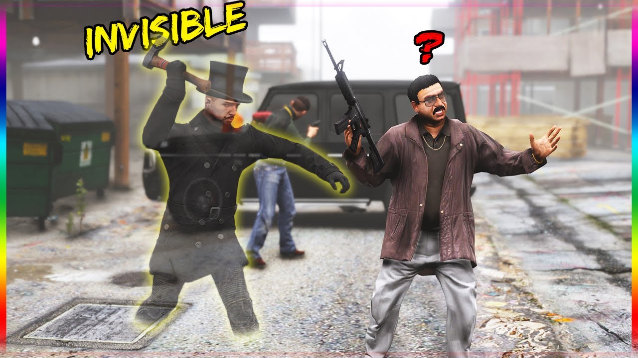 INVISIBLE MAN TERRIFIES MAFIA in GTA 5 SUPERHERO ROLEPLAY - YouTube