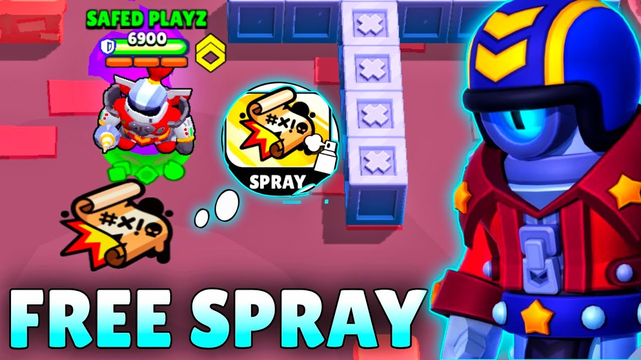 Get Your Free Spray In Brawl Stars🎉🔥 | BRAWL STARS UPDATE 💫 - YouTube