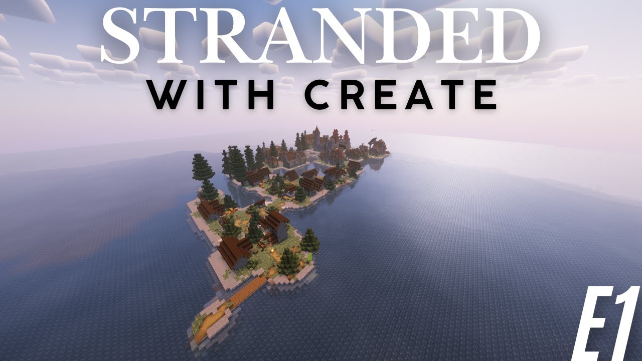 STRANDED in the OCEAN with Create Mod! | E1 - YouTube