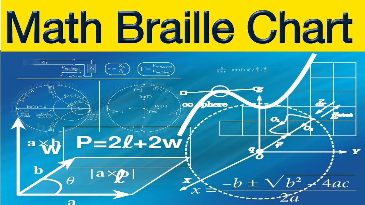 Math Braille Chart || Braille Learning - YouTube