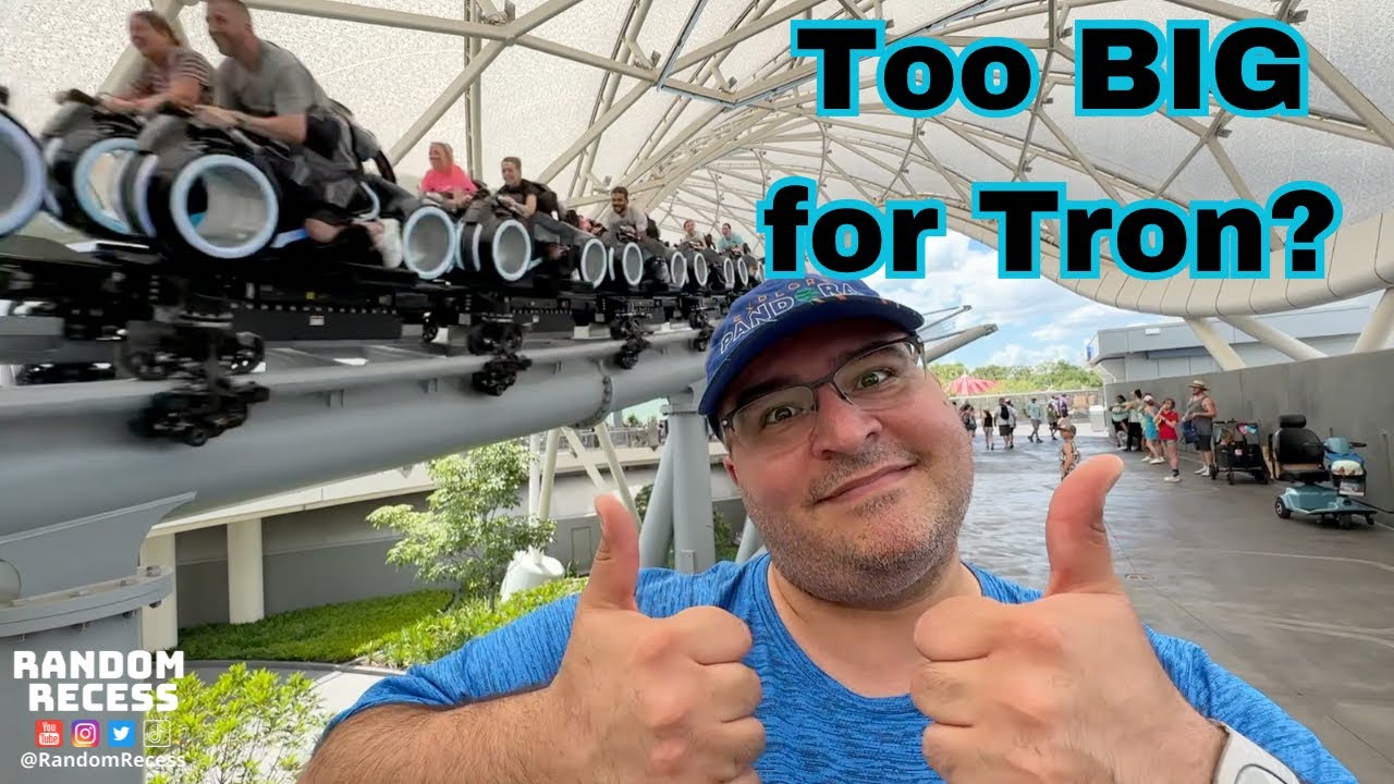 Fat Testing TRON Lightcycle Run Disney World - YouTube