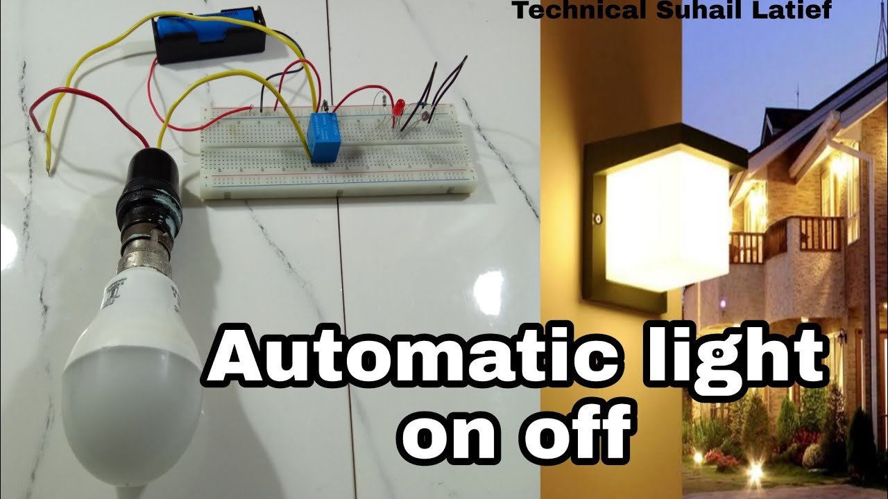 automatic light on off / how to make a automatic light on off - YouTube