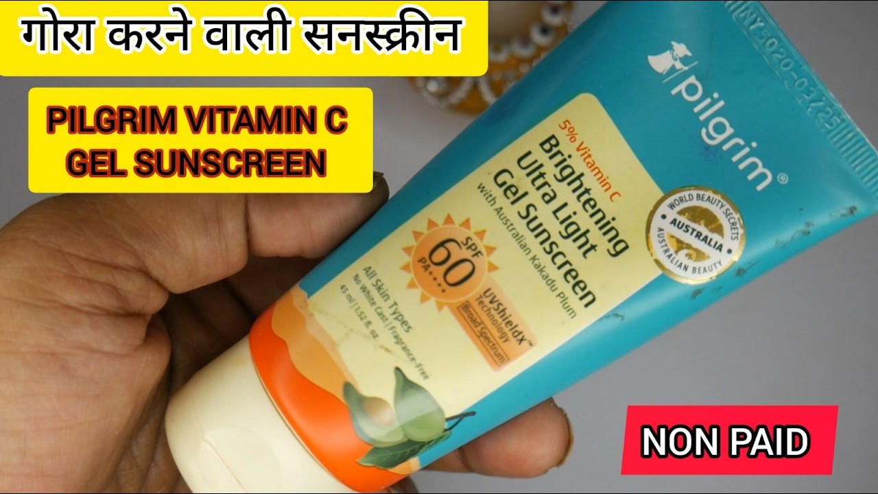 Pilgrim brightening serum sunscreen review | Pilgrim 5% Vitamin C ...