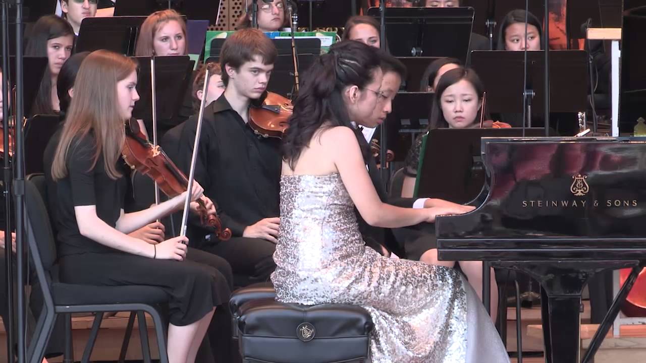 Anna Larsen and Charlie Liu - Beethoven Piano Concerto No. 3 in c, Op ...