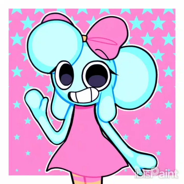Quick doodle of Poppy💗💙🎀||#dandysworld #DW#poppy#ibispaintx # - YouTube