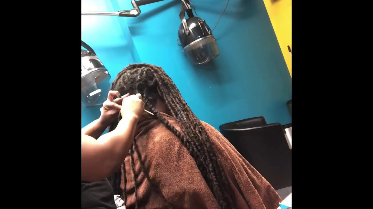 Four strand Twist/Rope Twist (Locs) - YouTube