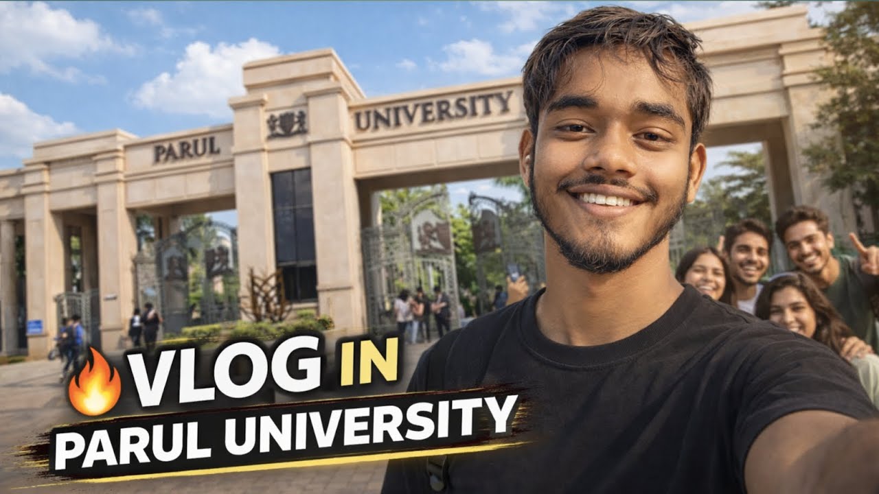Parul University Vlog | Real College Life with Friends 🔥 - YouTube