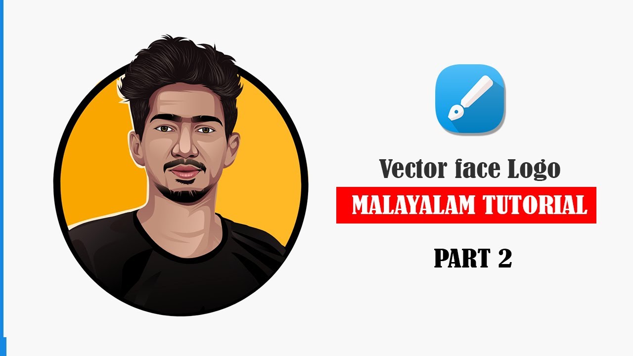 How to Draw Vector Portrait Logo | Infinite Design | PART 2 - YouTube