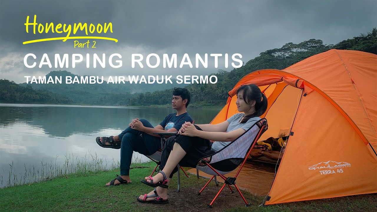 Camping Romantis di Tepi Danau | Taman Bambu Air Waduk Sermo, Jogja ...