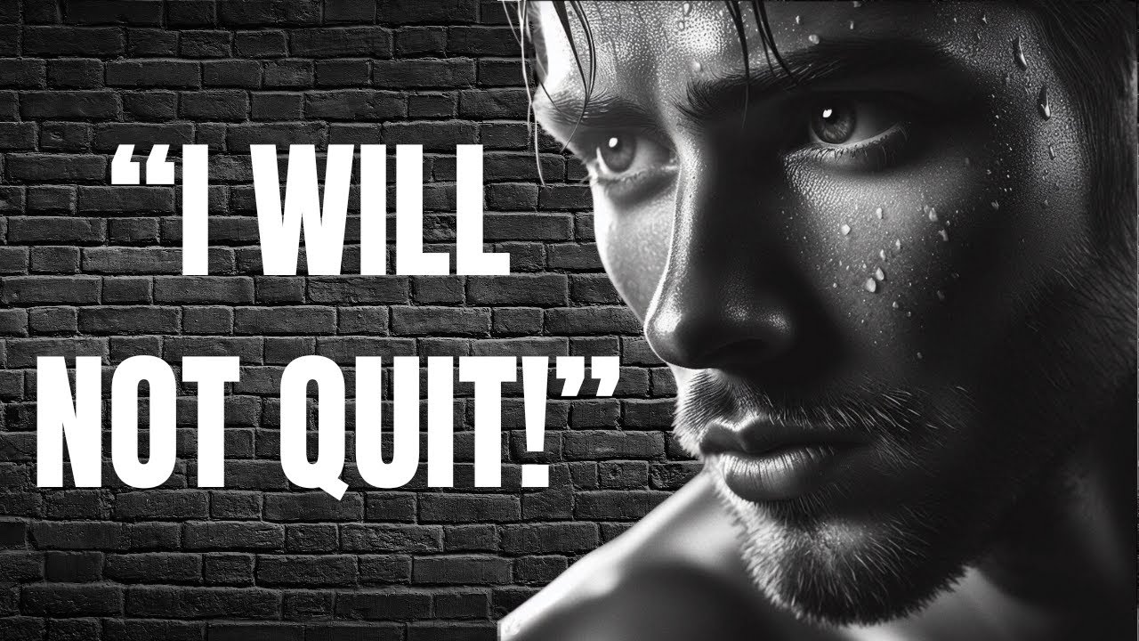 I WILL NOT QUIT - Motivational Speech - YouTube